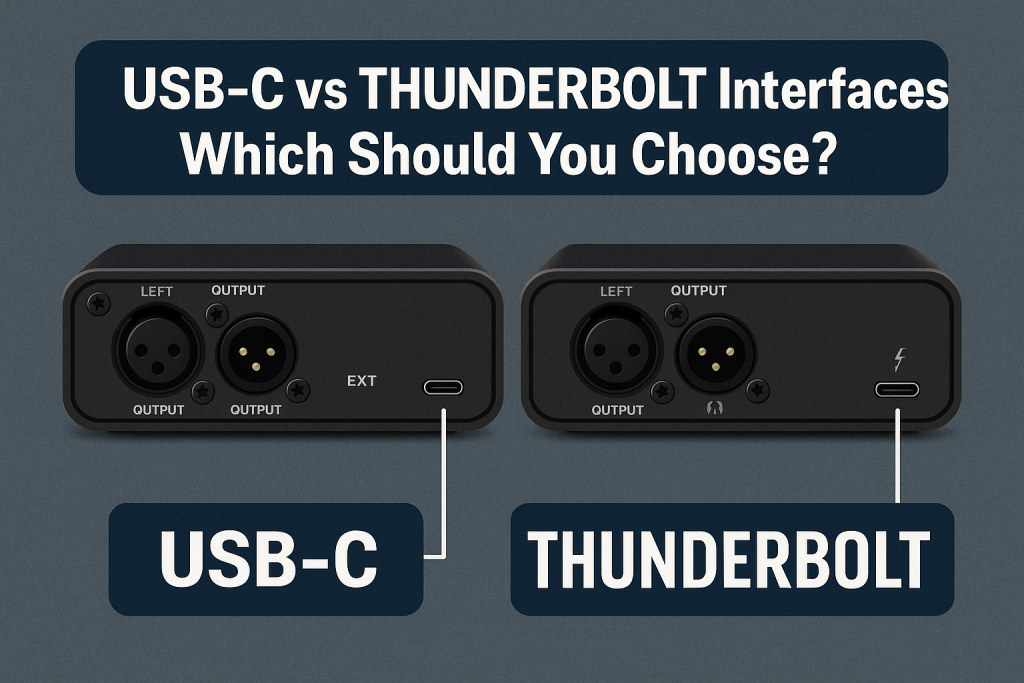 USB-C vs Thunderbolt Interfaces: Which Should You Choose? - Audio Gear Hub